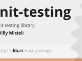 Unit Testing Rust Testing Library Lib Rs
