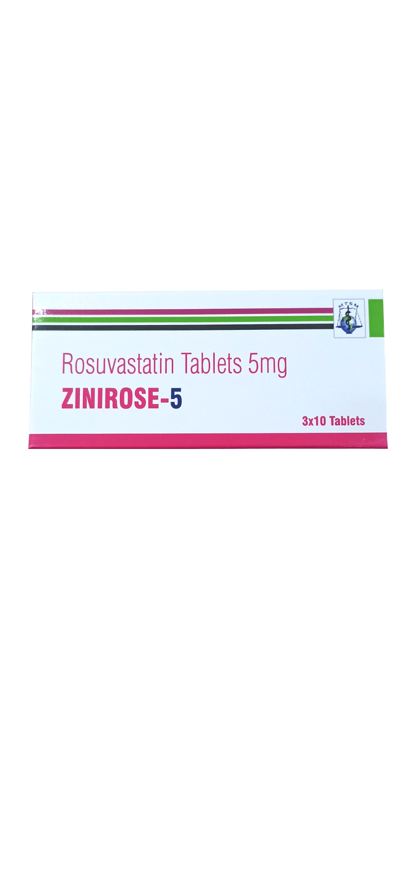 Zinirose-5 Rosuvastatin 5mg 10's - LifePlus Health and Beauty
