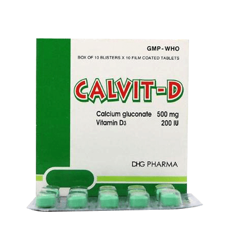 Calvit-D Calcium glucomate 500mg & Vit D3 200IU Tab 10's - LifePlus ...