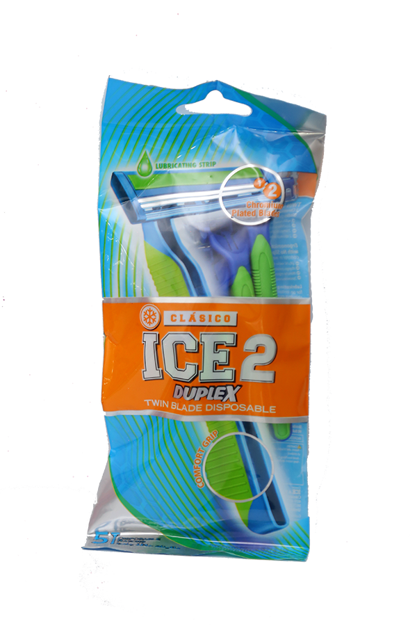 Classico Disposable Razor Ice 2 Twin Blade 5's - LifePlus Health and Beauty
