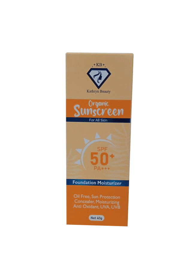 Kathryn Beauty Facial Sunscreen Organic Foundation Moisturizer 40g ...