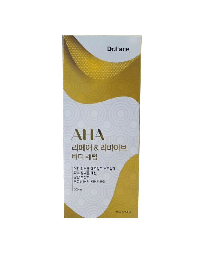 Dr.Face Body Serum AHA Repair & Revive 300ml - LifePlus Health and Beauty