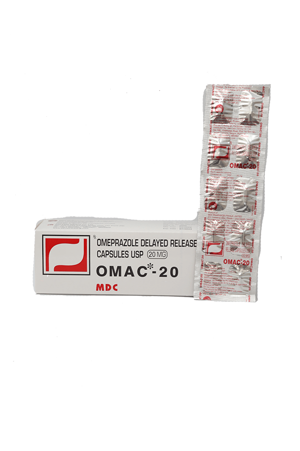 Omac Omeprazole 20mg Cap 10's - LifePlus Health and Beauty
