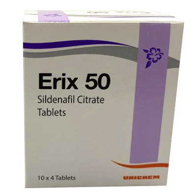 Erix Sildenafil 50mg Tab 4's - LifePlus Health and Beauty