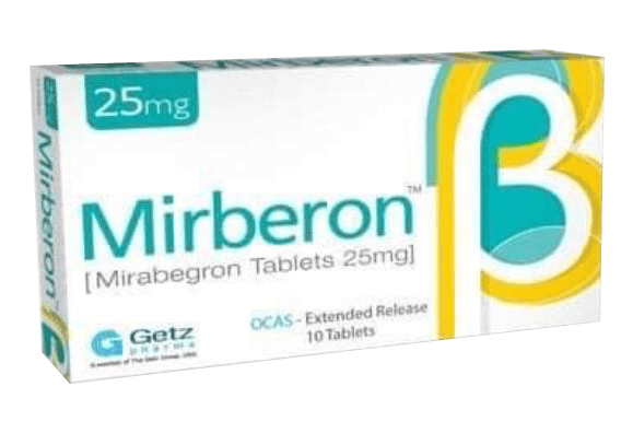 Getz Mirberon Mirabegron 25mg Tab 10's - LifePlus Health and Beauty