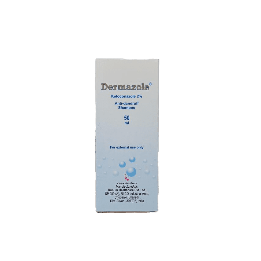 Dermazole Shampoo Anti-Dandruff Ketaconazole 2% 50ml - LifePlus Health ...