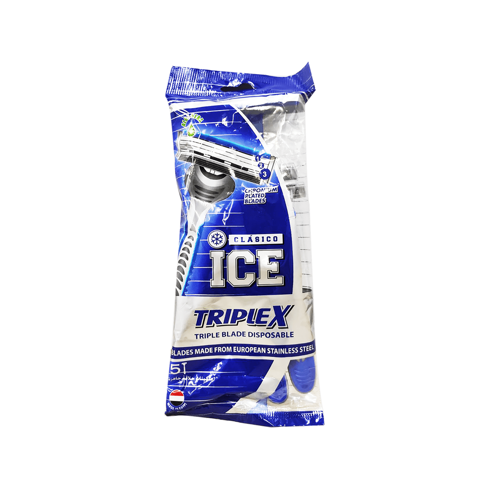 Classico Disposable Razor Ice Triple Blade 5's - LifePlus Pharmacy