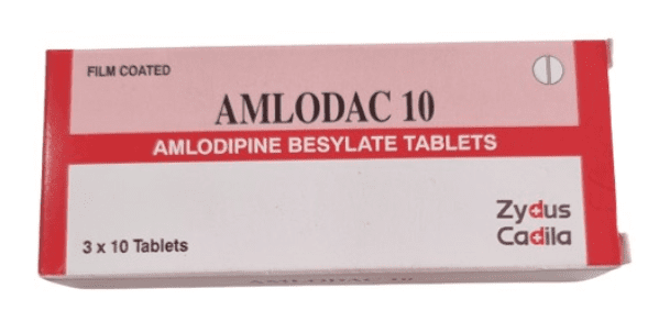 Amlodac Amlodipine 10mg Tab 10's - LifePlus Health and Beauty