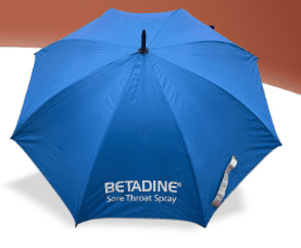 (FOC)Betadine Long Stick Umbrella - LifePlus Health and Beauty