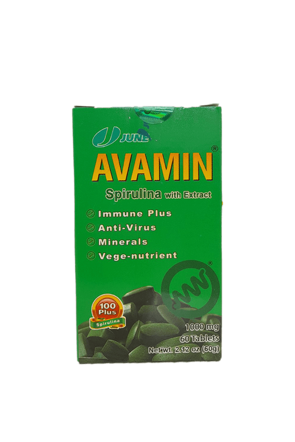 Avamin Spirulina 1000mg Tab 60's - LifePlus Health and Beauty