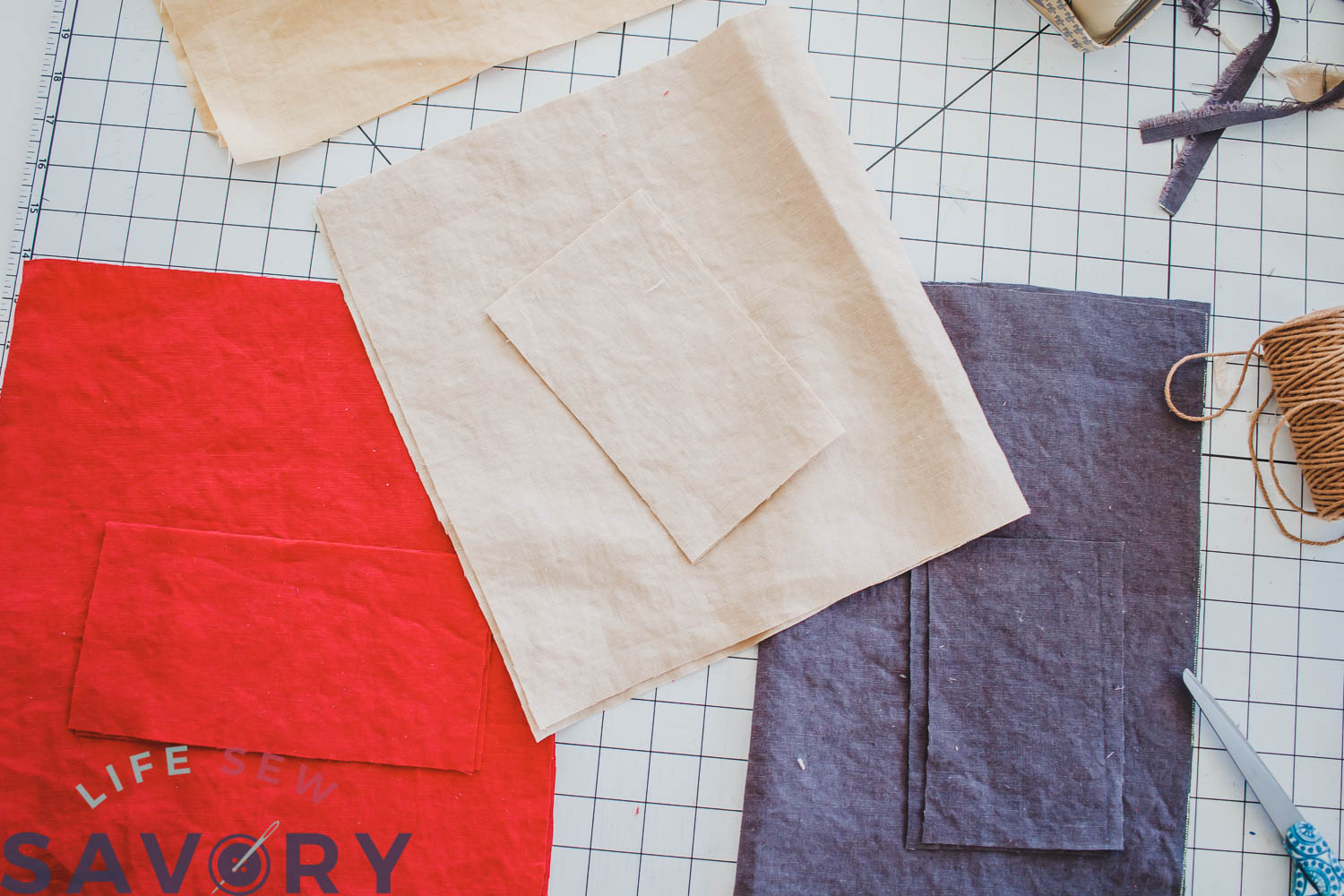 Natural Linen Bread Bags Sewing Tutorial - Life Sew Savory
