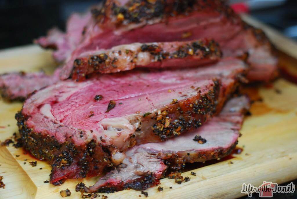 Slow Cooker Herb Crusted Prime Rib