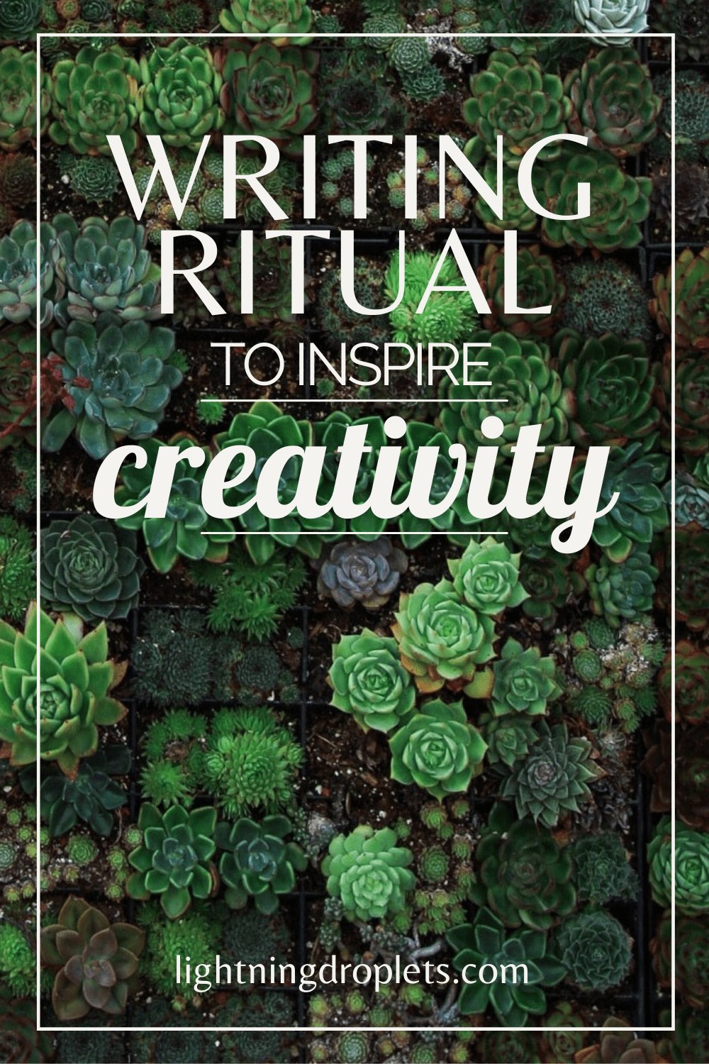 A Writing Ritual to Inspire Creativity - Lightning Droplets
