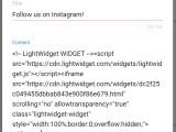 How To Add The Instagram Widget To Blogger Lightwidget