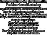 Problem Based Learning Steps