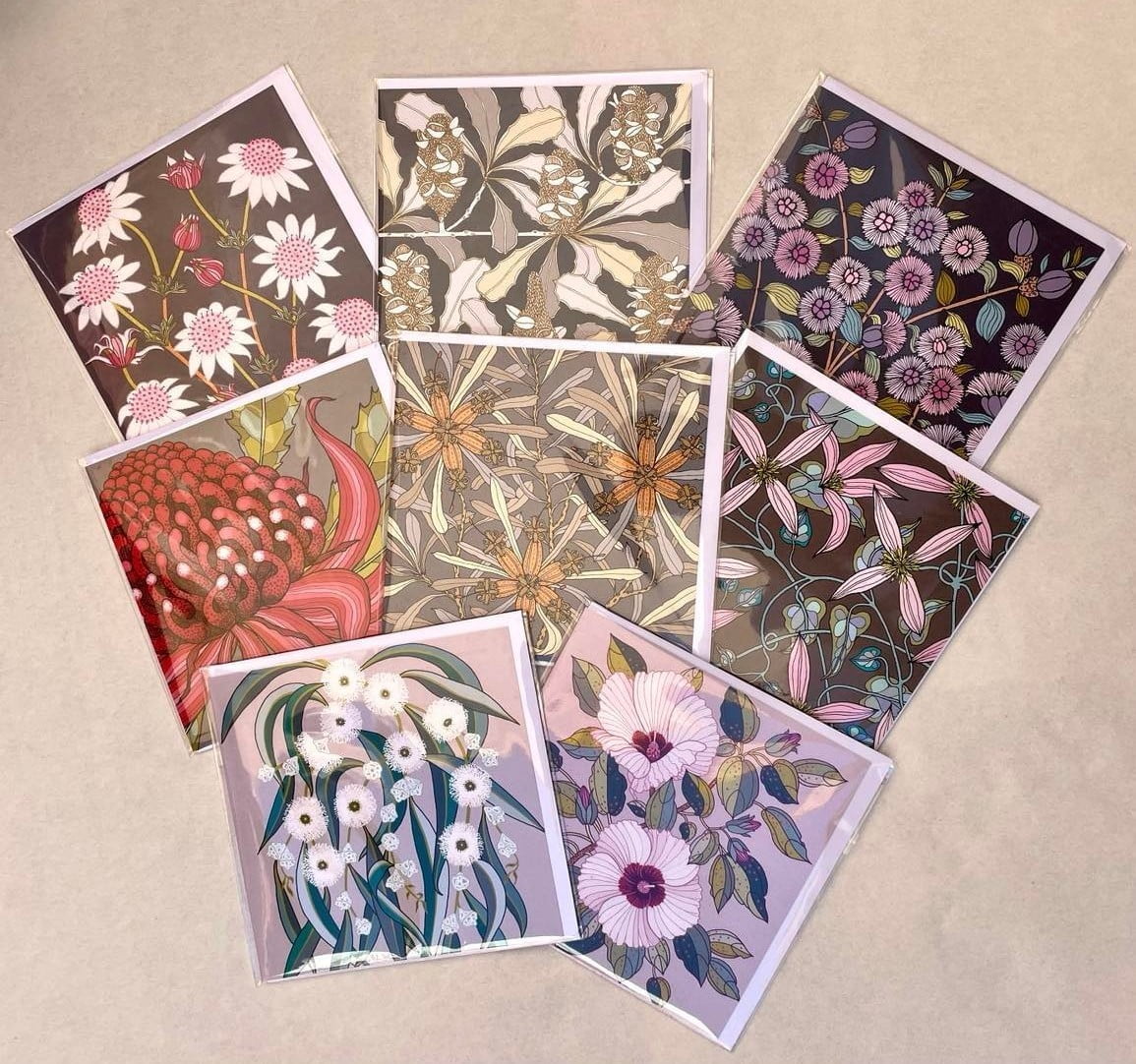 Lime Flowers | Medium Card