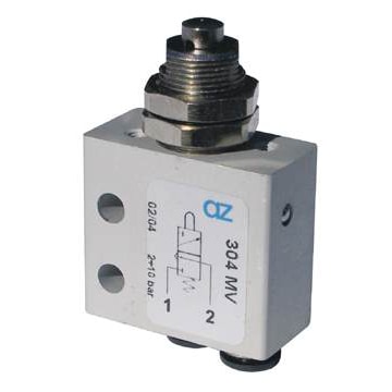 304MV Panel Mounted Tappet Button Valve 3/2 Push-in Rear - Limitless ...