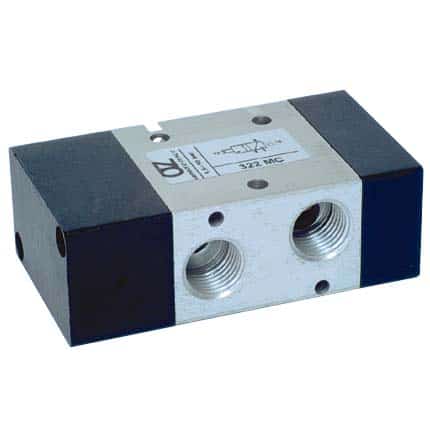 322MC 3/2 Pilot Spring Operated Valve 1/4 bsp N/C - Limitless Systems