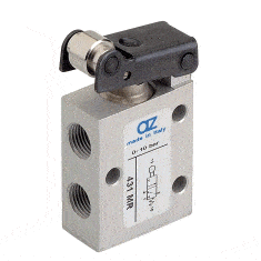 431MR - 3/2 1/8" Roller Lever Spring Return Valve - Limitless Systems