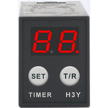 H3Y-4 24vdc Digital Timer Delay Relay Double Pole 0.1 seconds to 990 ...