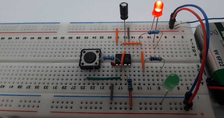 Electronic Coin Toss Using 555 Timer Lindevs