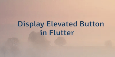 Display Outlined Button In Flutter Lindevs