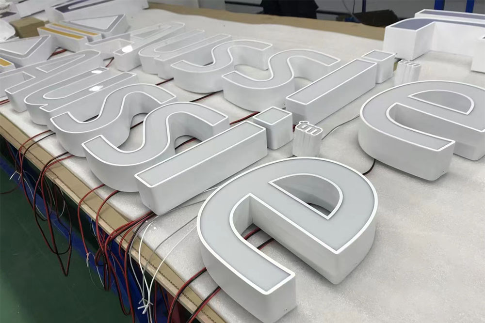 Front Lit Signage Lettering & Logo • Lindo Signage