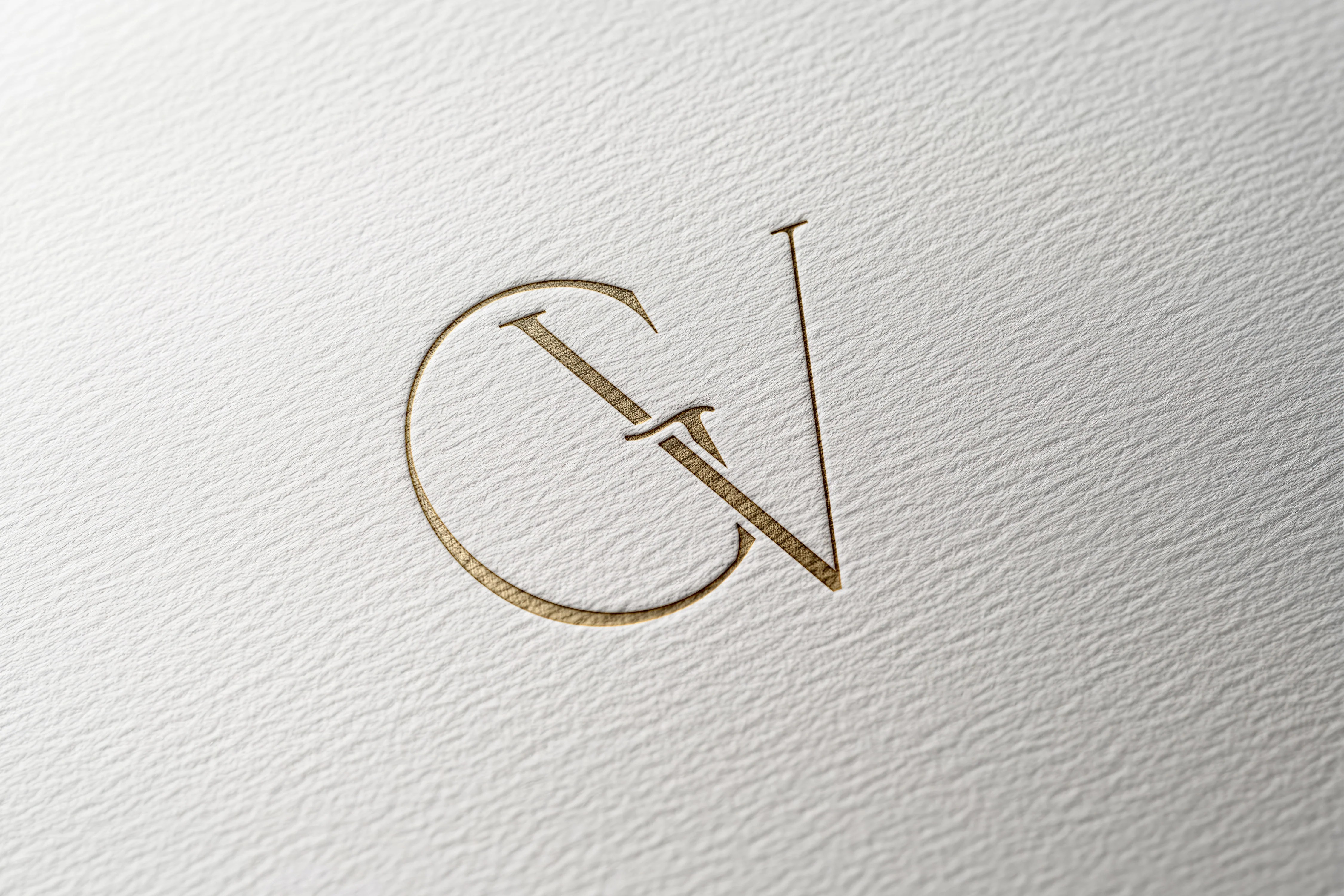 Gv Monogram Linked Letters