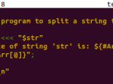 Bash Splitting A String Into An Array With Examples Syntax Explanation