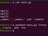 Sys Argv Python Linux
