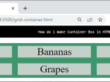 Creating Boxes In Html
