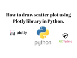 How To Draw Scatter Plot Using Plotly Library In Python Ux Techno