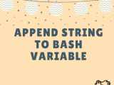 How To Append String To Bash Variable 2 Effective Ways Linuxsimply