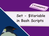 How To Use Set Variable In Bash Scripts 2 Examples Linuxsimply