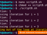 How To Use Loop Control In Bash Break Continue Statement Linuxsimply