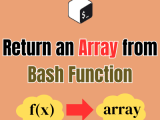 How To Return Array From Bash Function 7 Methods Linuxsimply
