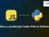 How To Run Javascript In Python With An Example