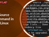 Source Command In Linux Linuxways