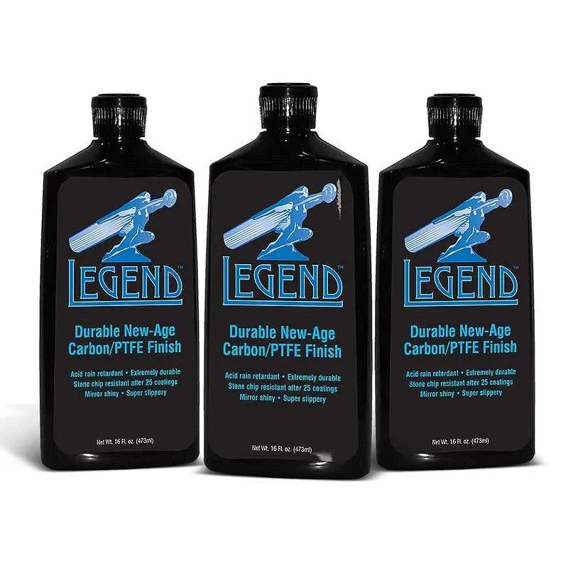 Legend® Durable Carbon/PTFE Finish, 16 oz (3 Pack) - Liquid Glass