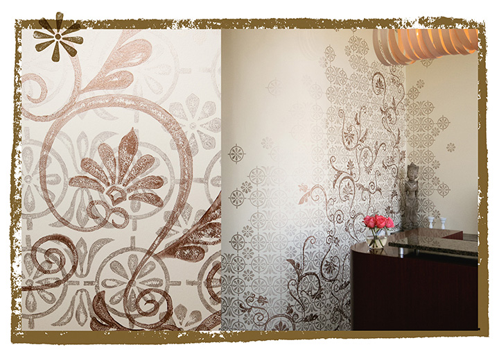 LisaLounge DIY Wall Decor: Freeform Stamping - LisaLounge