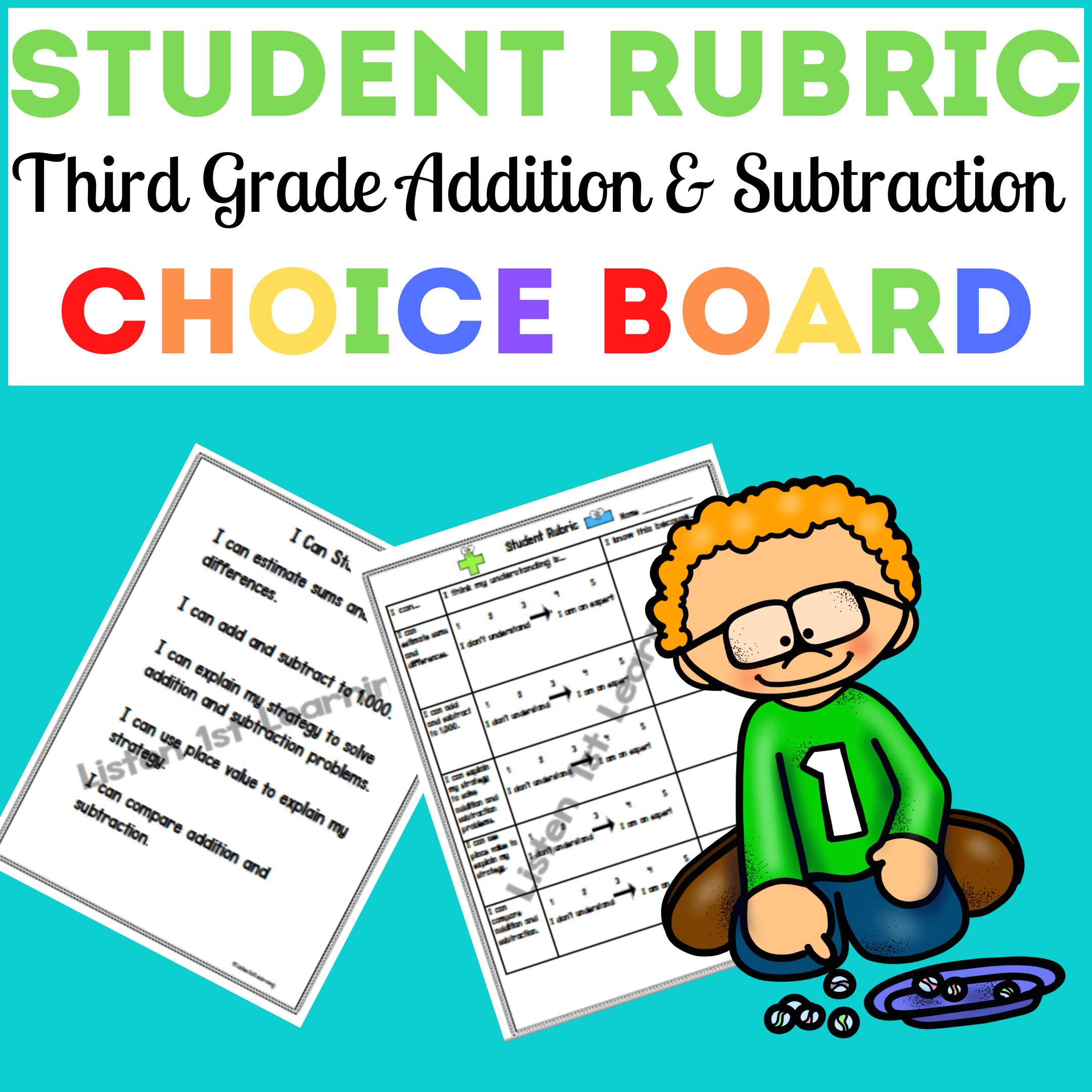 Student Rubric: Addition & Subtraction – Listen 1st Learning