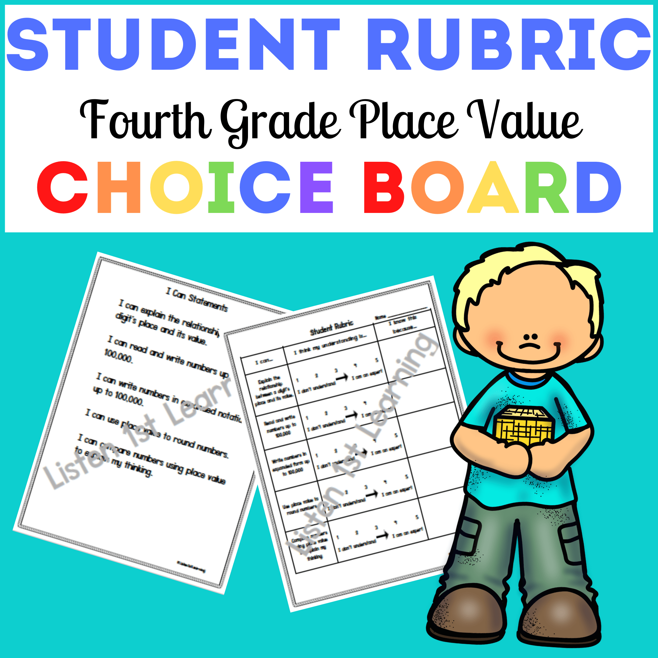 Student Rubric: Place Value – Listen 1st Learning