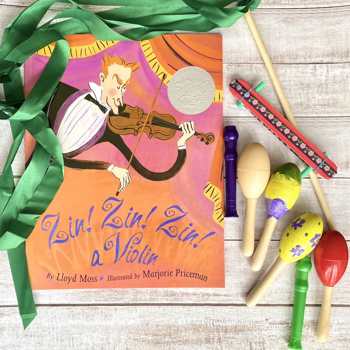 Zin! Zin! Zin! a Violin Picture Book Activity Box – Lit League