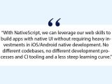 Nativescript Vs React Native Comparison For Native Mobile Development