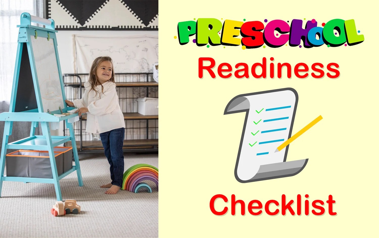 Preschool Readiness Checklist Toddler Back To School Prep