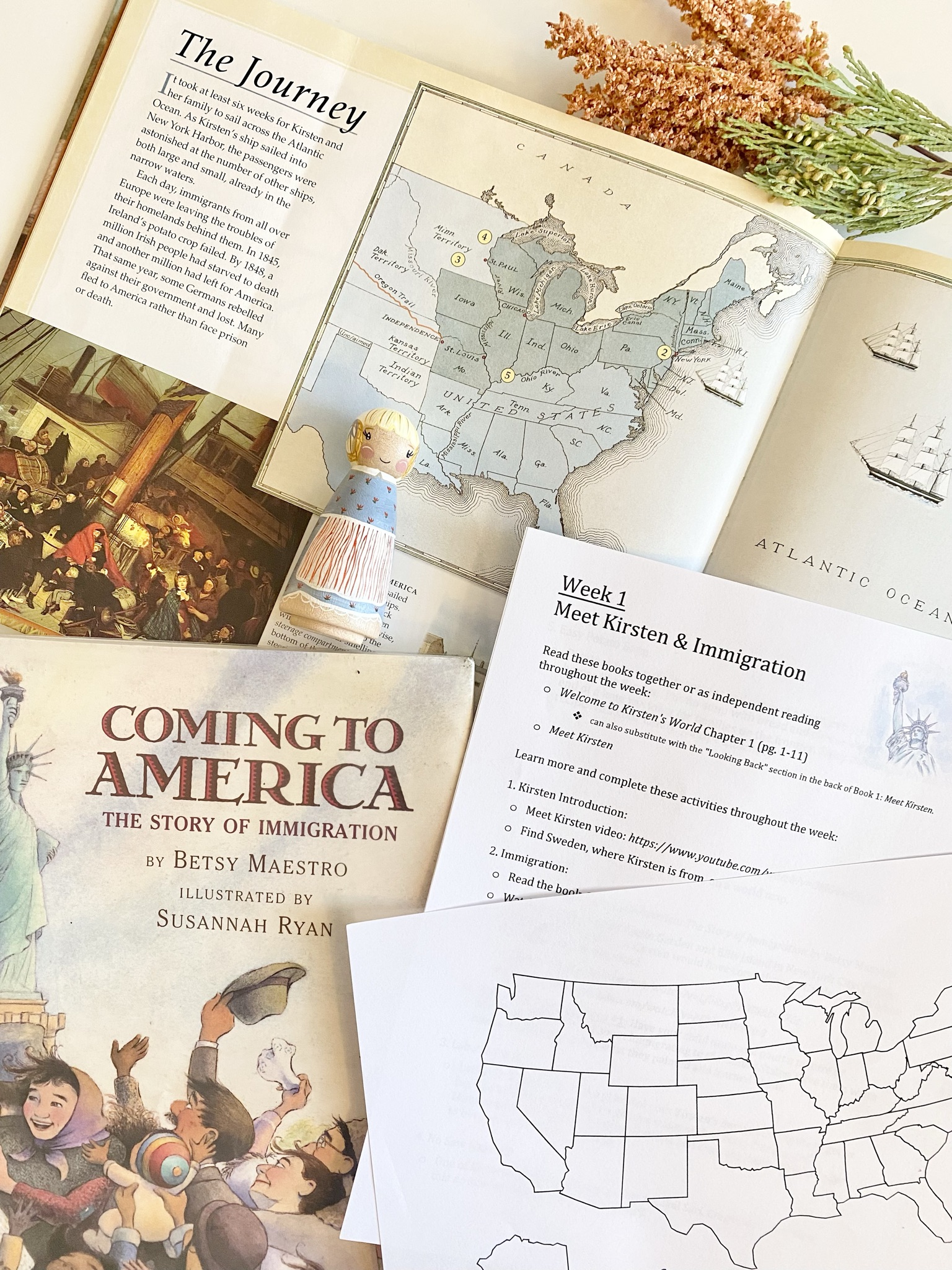 American Girl History: Kirsten 1854 – Little School of Smiths
