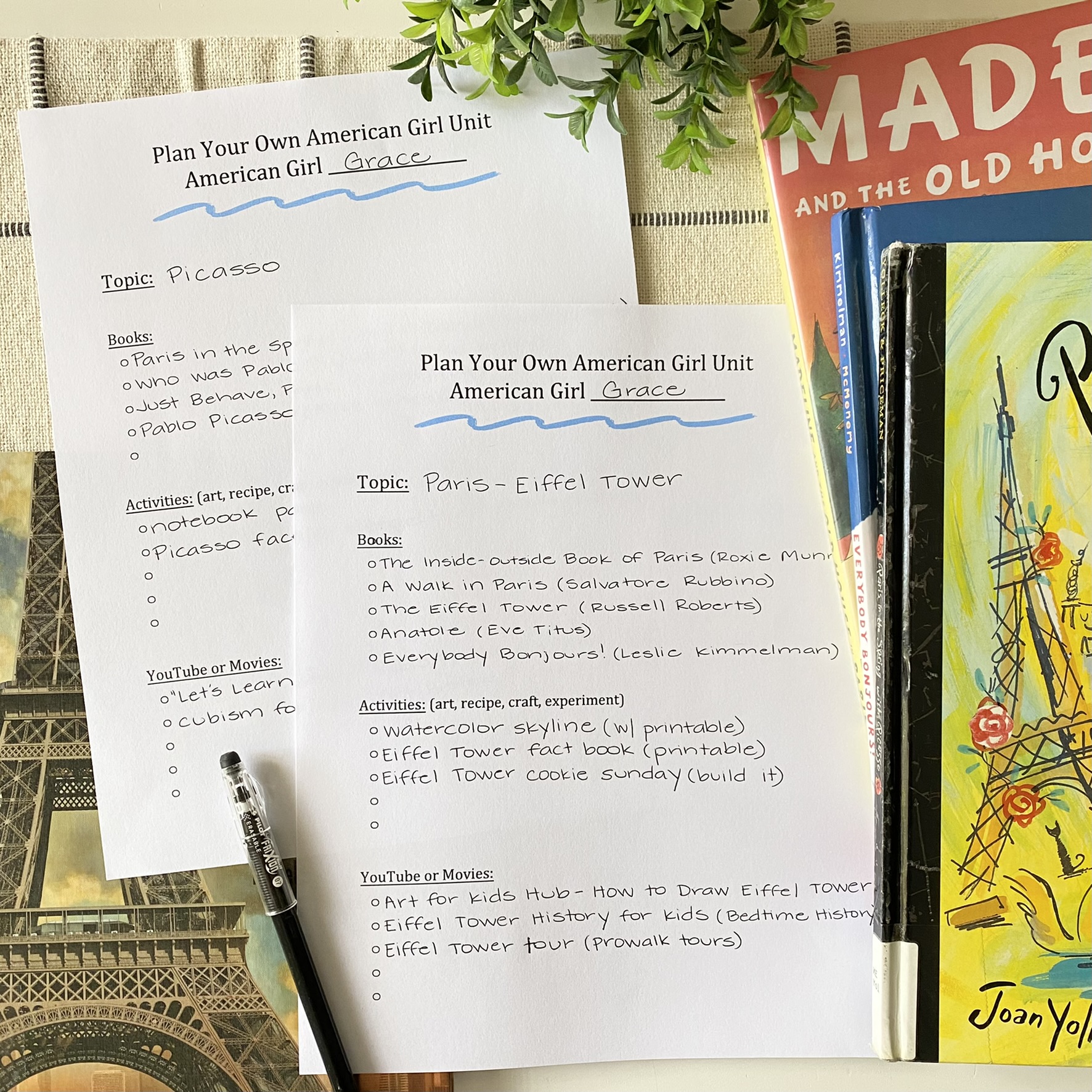 Plan Your Own American Girl Unit Study Guide – Little School of Smiths