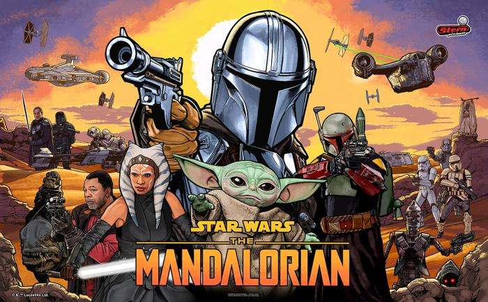 Star Wars The Mandalorian Pro Translite for Stern Pinball Machine 830 ...