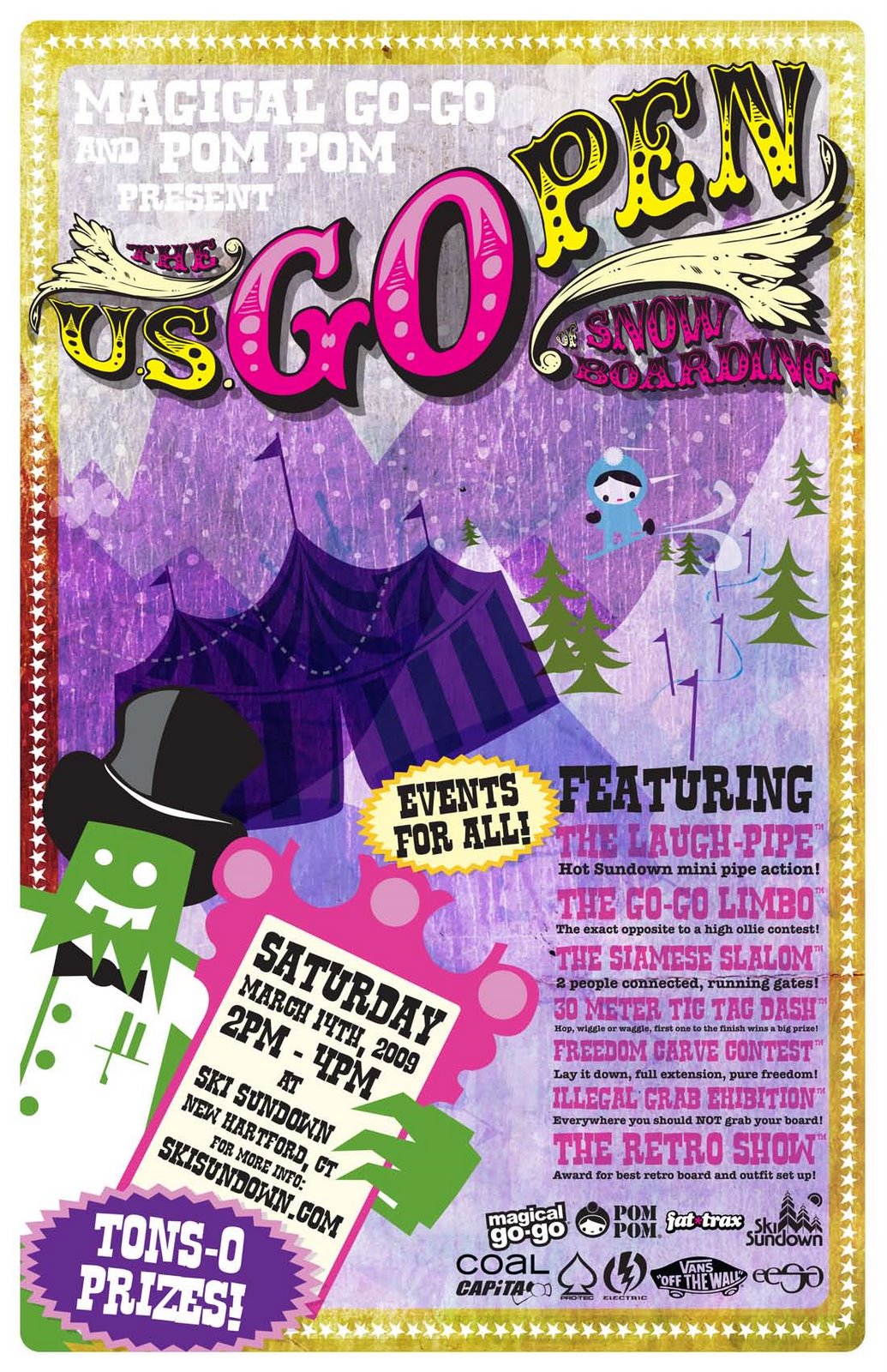 Magical Go Go and Pom Pom Present the US GOpen of Snowboarding | Liv2Ride