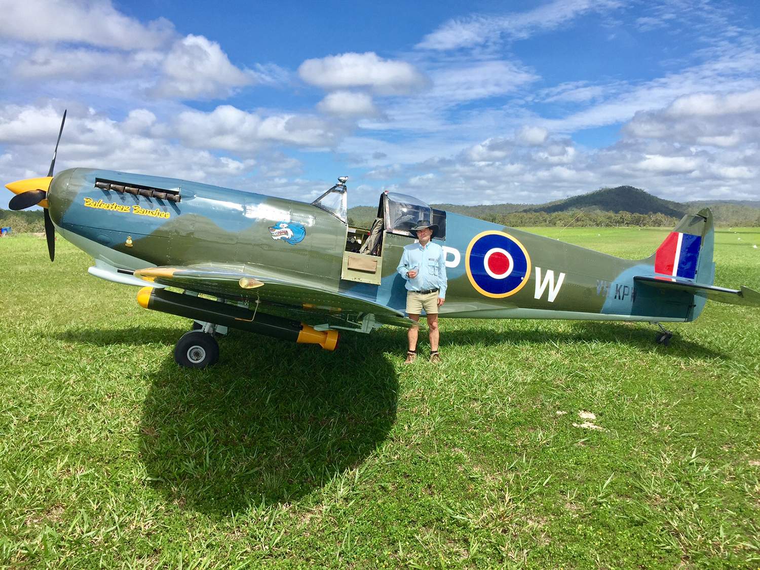 Replica Spitfire Pilot Soars With Success After Given Okay To Fly To